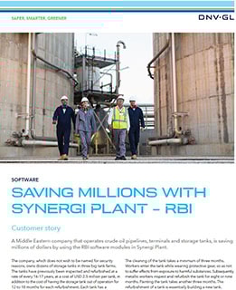 AST inspection software | Synergi Plant - RBI AST