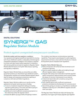 Regulator Station - Synergi Gas